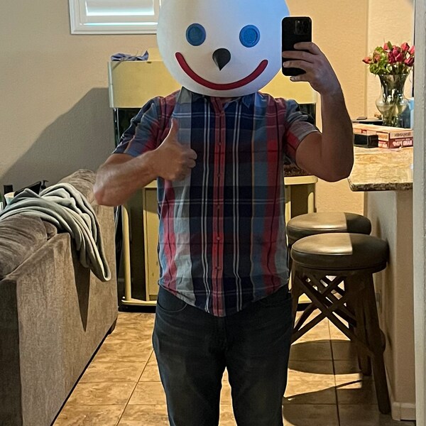 Jack in the Box Halloween Costume Head Kids Adults - Etsy