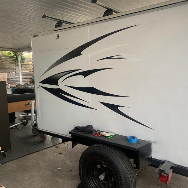 RV, Trailer, Camper, Motorhome Large Vinyl Decals/graphics Kit-k-0001-2 ...