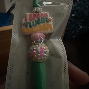 Sarcastic Beaded Pens, on My Husband's Last Nerve Pen, Roll Eyes Out ...