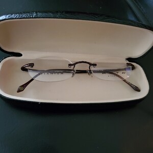 Valentino Rudy Italy, Gold Plated Titanium Half Rim, Oval, Women's ...