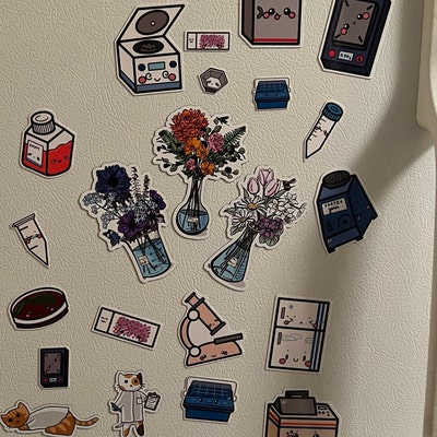 Cute Virus Sticker Set - Etsy