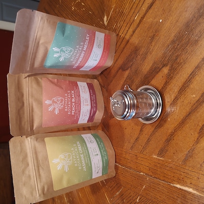 Loose Leaf Flavorful Tea Flight Sampler Pack Bathala Botanicals Choose ...