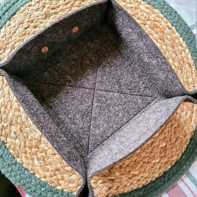 7th Year Wedding Anniversary Wool Copper Gift, Personalized Leather ...