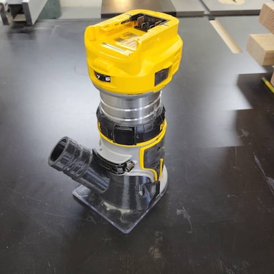 Dewalt DCW600 & DWP611 Trim Router Dust Cover Hose Adapter - Etsy