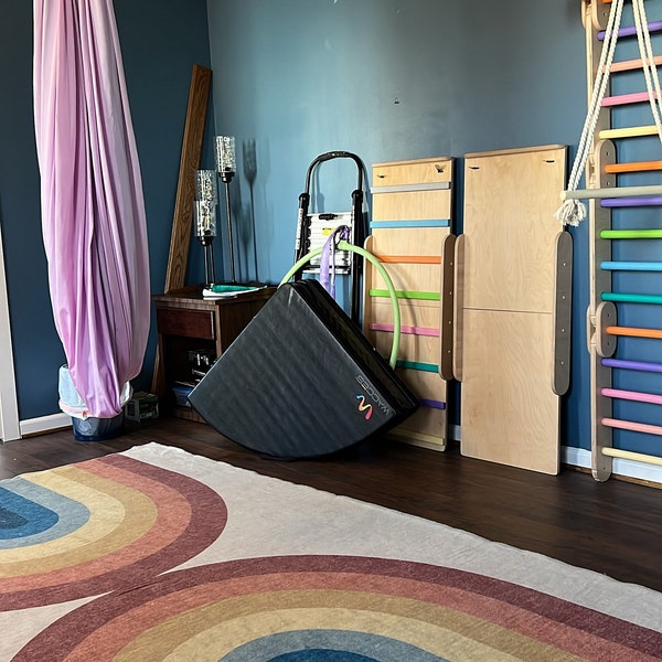 Double-sided Balance Beam Set From 8, Wooden Balance Board, Montessori ...