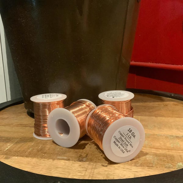 14ga. 5ft. - Copper and Brass Twisted Fancy Wire Made in USA ( Genuine ...