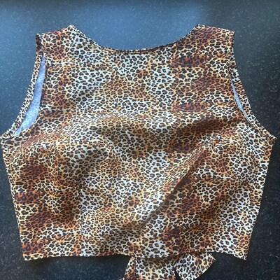 Tie Back Top Sewing Pattern Crop Top Pattern Open Back Sewing Pattern ...