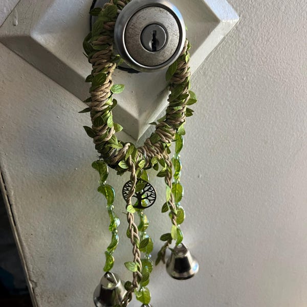 Witch Bells Wreath, Witch Bells for Door, Witch Bells Wind Chime, Door ...