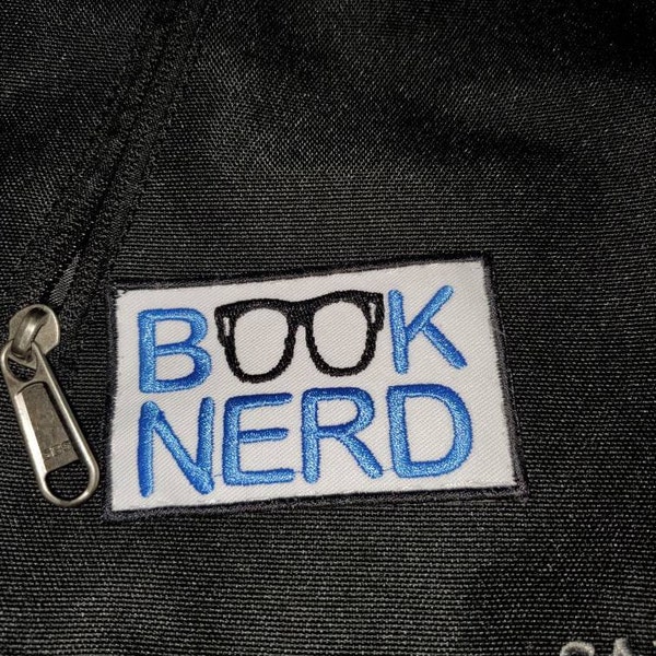 Book Nerd Patch, Nerd Patch, Book Patch, I Love Books, Nerd Gift, Gift ...