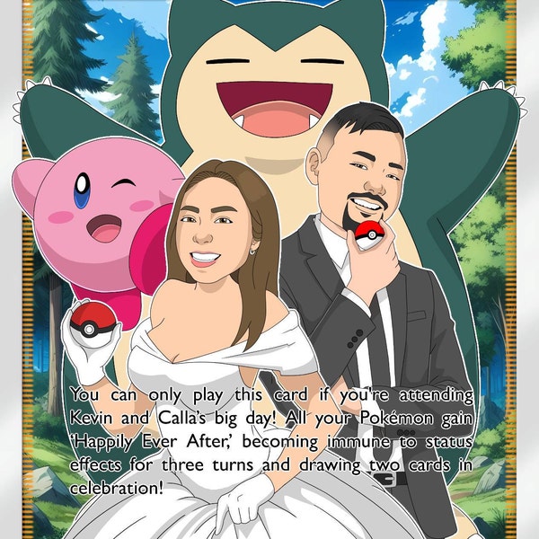Custom Pokemon Portrait, You as a Pokemon Trainer, the Perfect Gift - Etsy