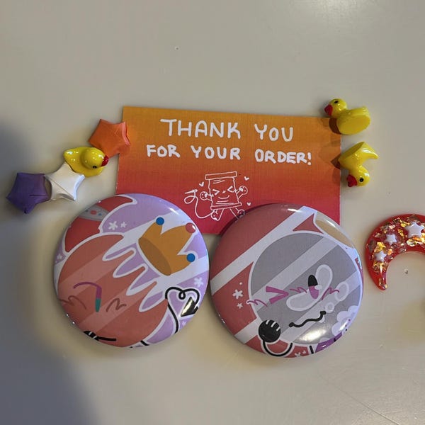 Custom Design Pin Button Accessory Battle for Dream Island BFDI ...