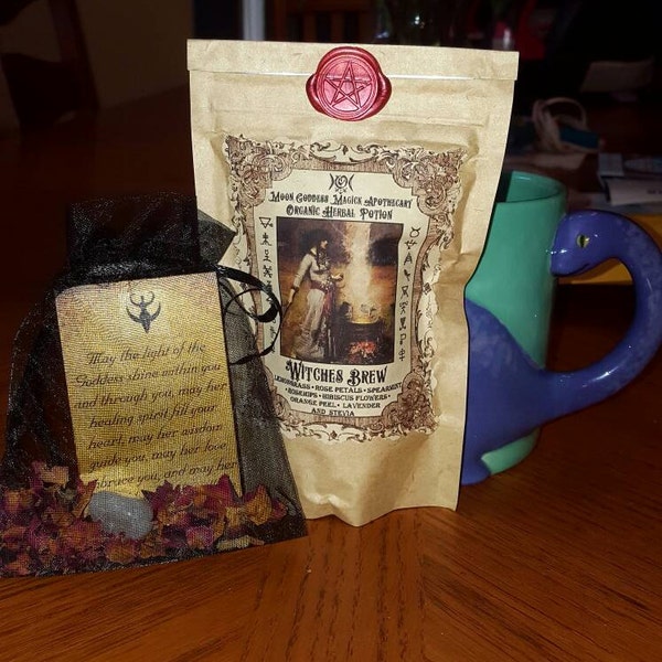 Witches Brew...organic Herbal Loose Leaf Tea, Caffeine Free ~ Ritual ...