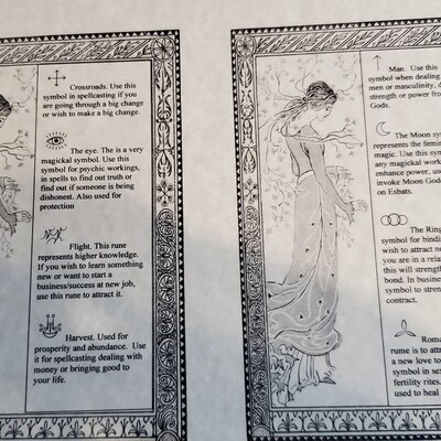 Witches Runes Clip Art - Etsy
