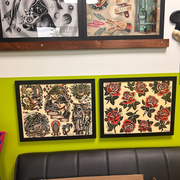 Jungle Reaper American Traditional Tattoo Flash Sheet [2nd Edition ...