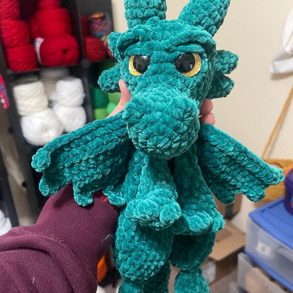 Crochet Dragon Snuggler Pattern Morningstartail Feathertail Daggertail ...