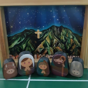 Handmade Nativity Scene of the Starry Night Van Gogh - Etsy