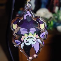 Jevil Deltarune Glitter Keychain Acrylic Epoxy Charm 2.5in. - Etsy Canada