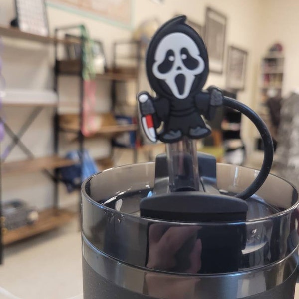 Cute Serial Killers Straw Toppers | Stanley Straw Covers | Horror Movie ...