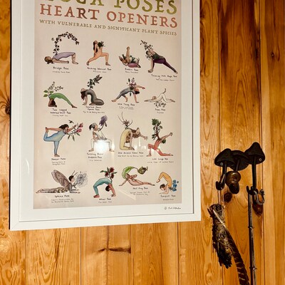 24 by 36 Heart Openers Yoga Poster Extra Large - Etsy