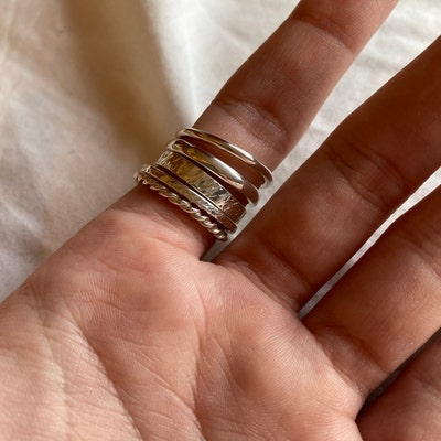 Silver Sewing Needle Ring - Etsy