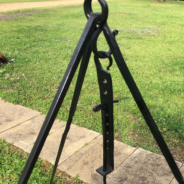 Hand Forged Cooking Tripod - Etsy
