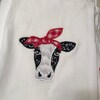 Cow Face, Cow Head, Cow With Bandanna, Farm Cow Applique, Little Cow ...