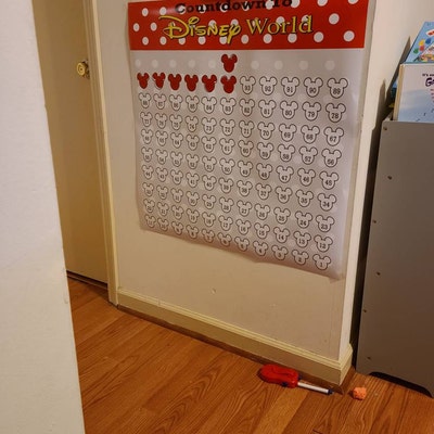 Disney Countdown Poster, Disney Calendar, Disney Countdown Sign ...