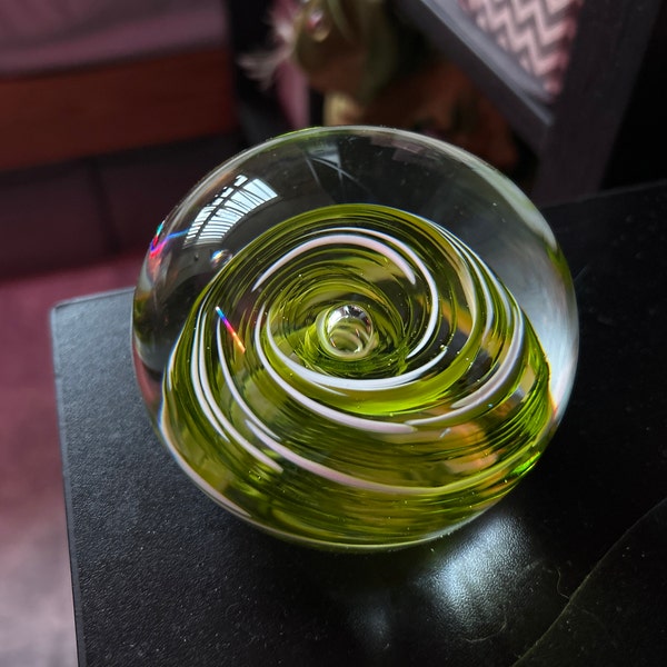 Colour Swirl Paperweight - Etsy