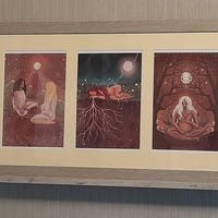 REWILDING - Fine Art Print Blumenstrauß Frau Natur Liebhaber ...