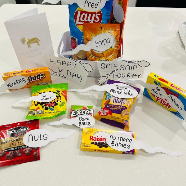 Husband Vasectomy Gift for Snip Snip Vasectomy Gift for Vasectomy Party ...