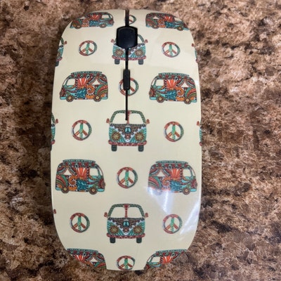 Cartoon Latin American Mexican Pattern Print Wireless Mouse, 2.4G ...