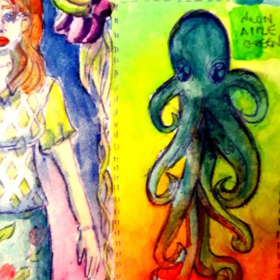 New FLUORESCENTS Jazper Stardust Handmade Watercolor Half Pan - Etsy