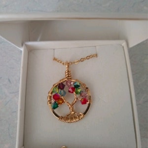 Ruby Tree of Life Necklace Silver Red Wire Wrapped Pendant - Etsy