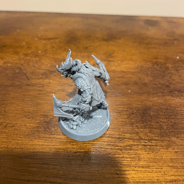 Satyr Warrior Hunter, Goat-man PC NPC Fey Miniature | 28mm, 32mm, 75mm ...