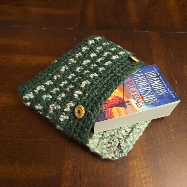 PDF Crochet Book Sleeve Pattern, Crochet iPad Sleeve Pattern, Kindle ...