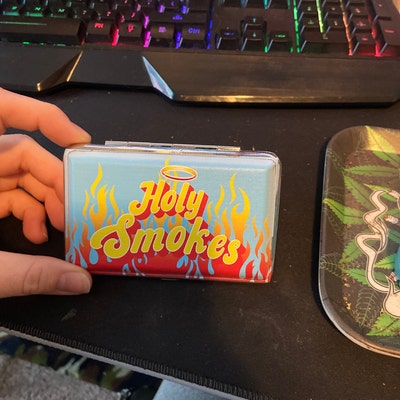 Angel Blue Holy Smokes Cigarette Case - Etsy
