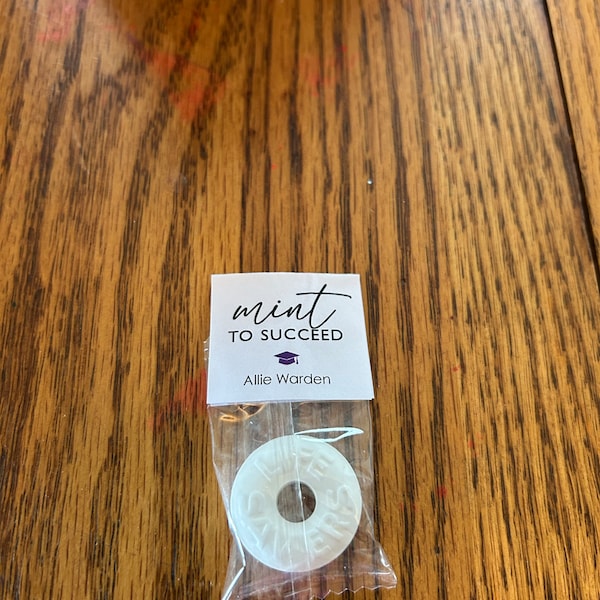 100pcs Mint to Succeed Favors,graduation Mints,graduation Party Favors ...