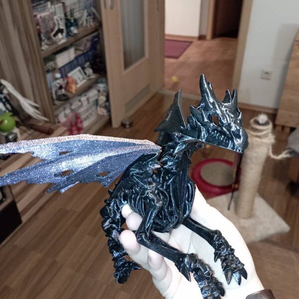 Wraithwing Dragon Cinderwing3d, STL File for 3D Printing,, STL Print ...