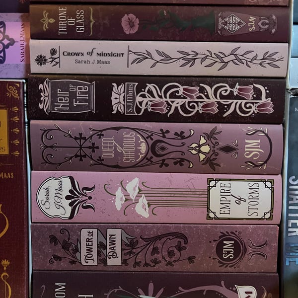 Throne of Glass Paperback Vintage Dust Jackets, Digital Download ...