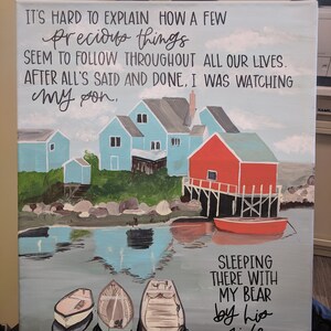 Custom 11x14 Canvas Quote Art Hand-painted Calligraphy - Etsy