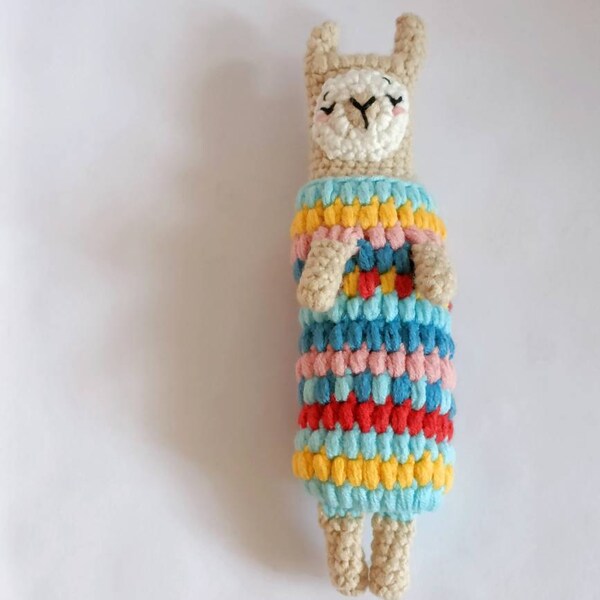Worry Llama Crochet Pattern: Amigurumi Anxiety Doll (PDF Download) - Etsy