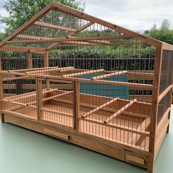 Handmade Wooden Bird Cage - Etsy