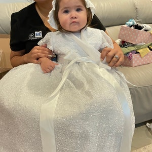 Baby Girl Dedication Dress Vintage Burbvus Christening Dress Girl G032 ...