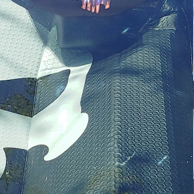 Thin Blue Line Punisher Skull With Blue Reflective Eyes to - Etsy