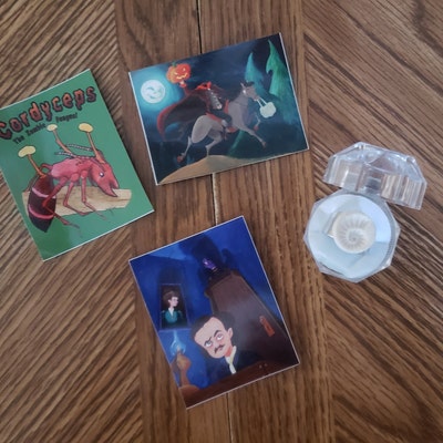 Seashell Wax Seal Signet Ring Handmade Vitrified Porcelain in Silver or ...