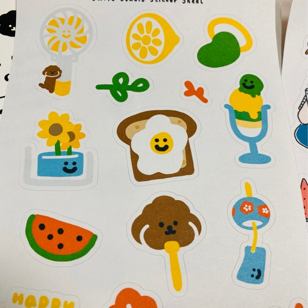 Rice Cake Puppy in Spring Card Holder Cute Acrylic Card Holder, Kawaii ...