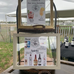 Bar Menu Template, Modern Editable Drink Menu, Minimalist Printable Bar ...