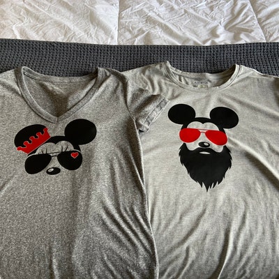 Bearded Mickey Iron on Decal Heat Transfer Disneyland Dad - Etsy