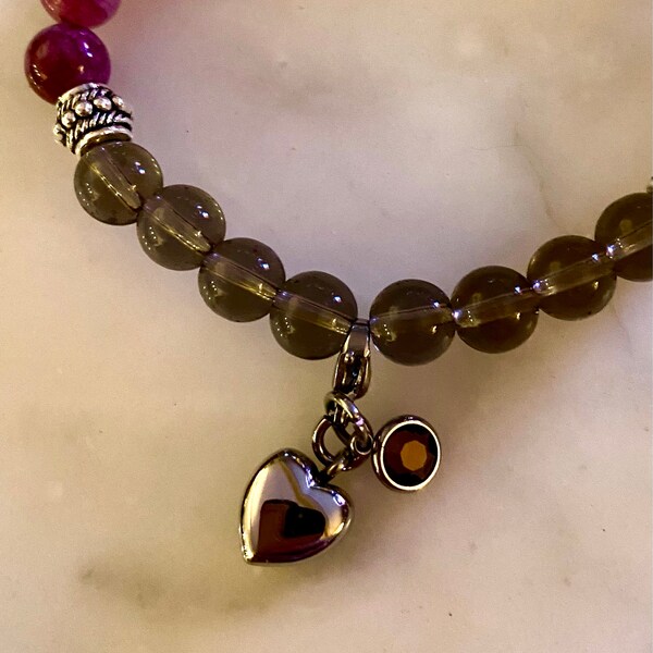 Cremation Ash Tiny Heart Urn, Stainless Keepsake Ash Holder Necklace ...