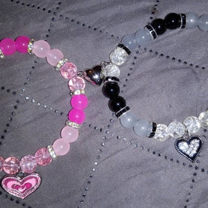 Corpse Bride Set of Two Matching Couple Bracelets, Victor and Emily ...